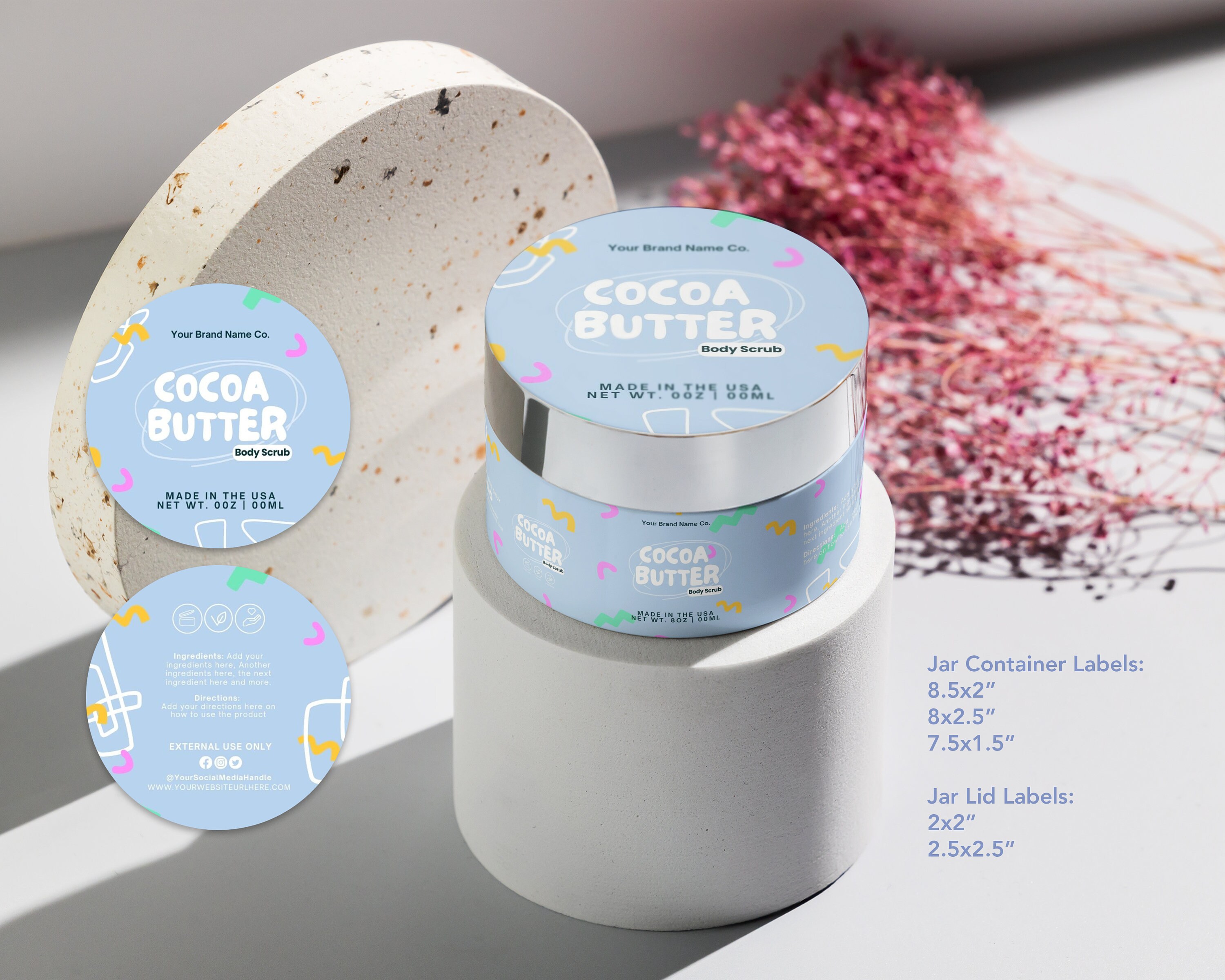 Complete Fun Skincare Label KIT Beauty Product Label Editable and ...