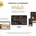 Luxury Real Estate Urban Black Gold Website Template Real Estate ...