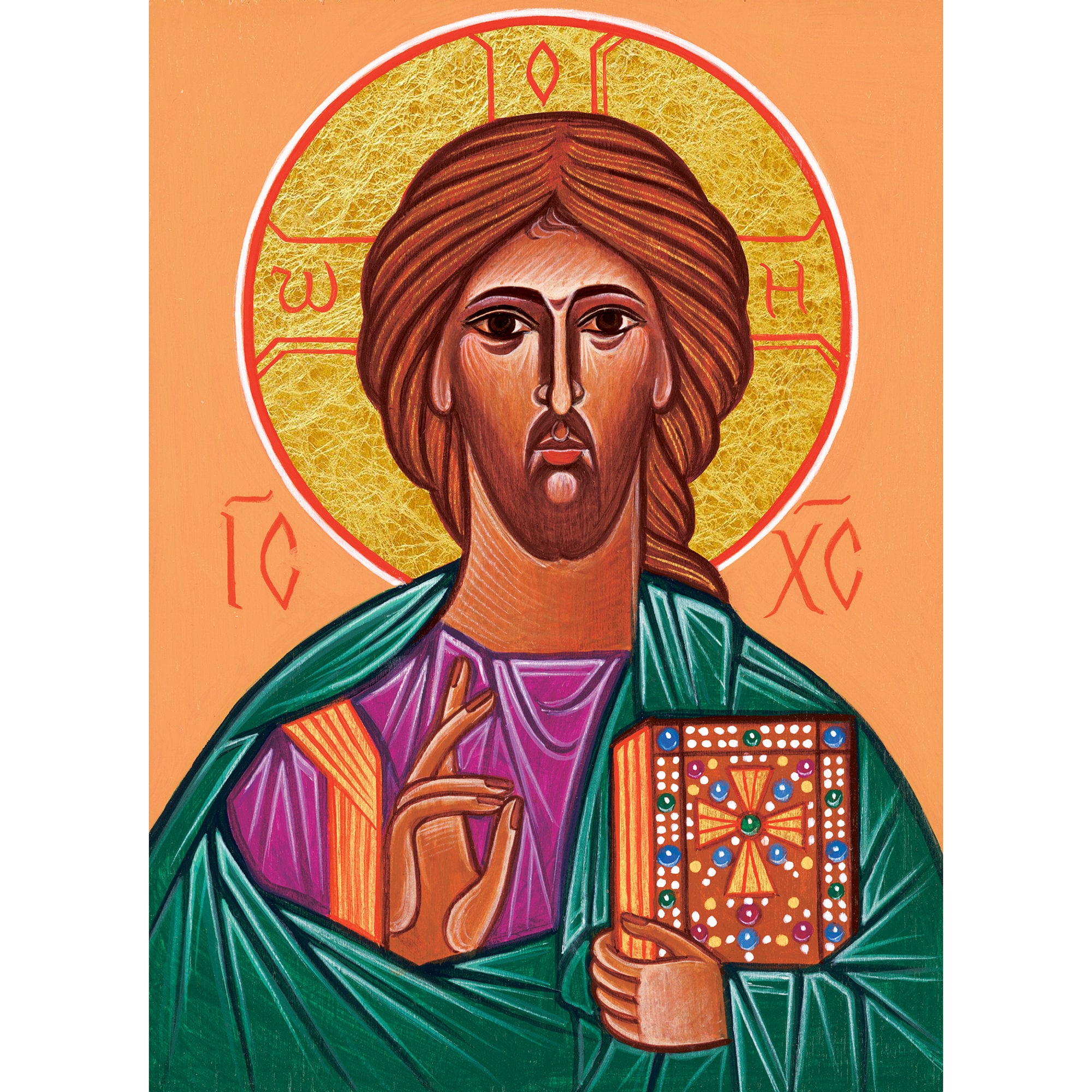 Jesus Christ Icon Framed Byzantine-style - Etsy