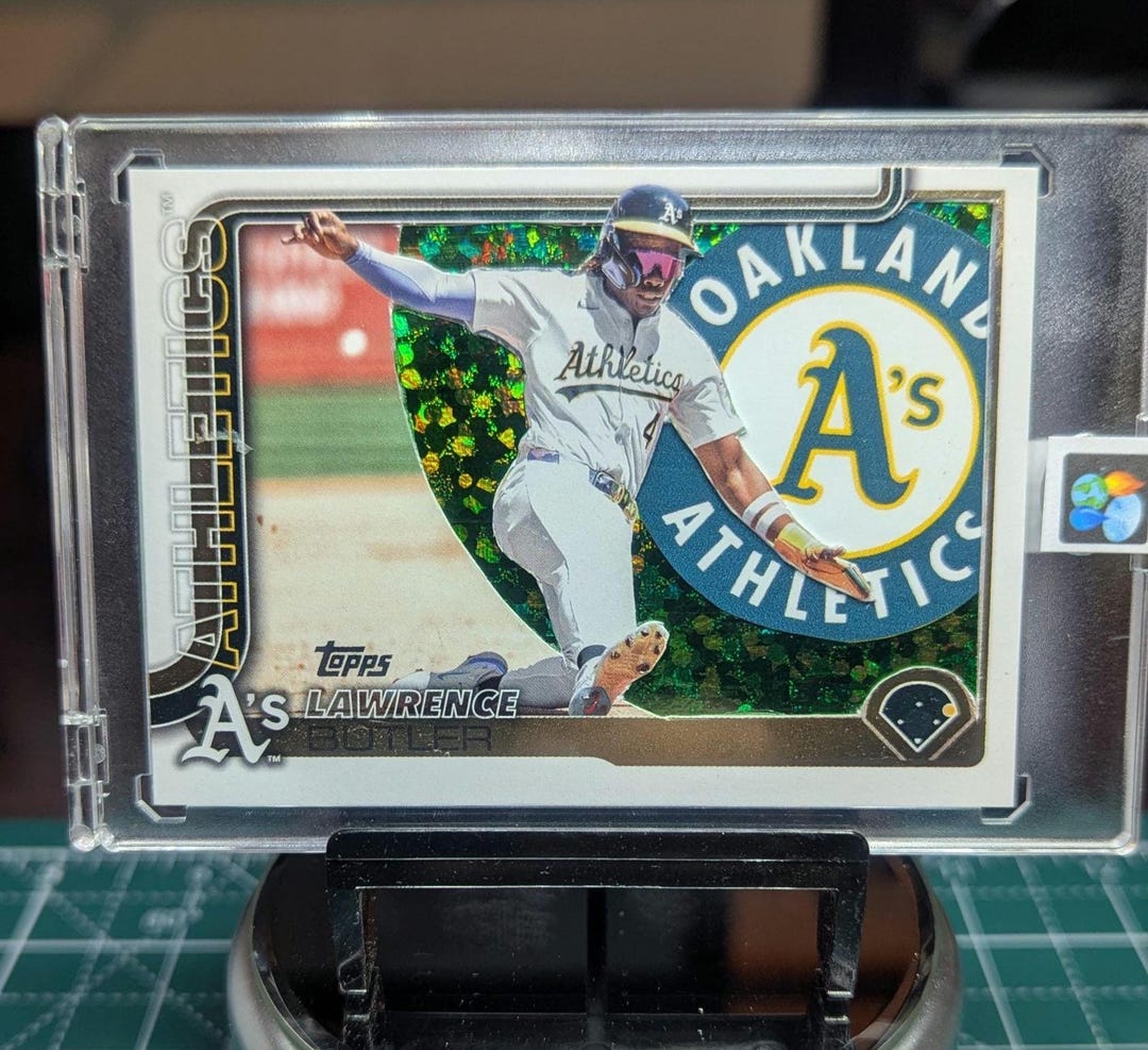2025 Topps Lawrence Butler Custom Baseball Card Art - Etsy