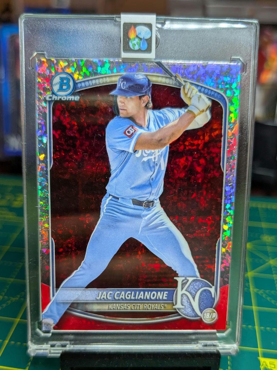 2025 Bowman Chrome Jac Caglianone Custom Baseball Card Art Royals - Etsy