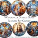 Watercolor Stained Glass Nativity Clipart Set (PNG + PDF) - Etsy
