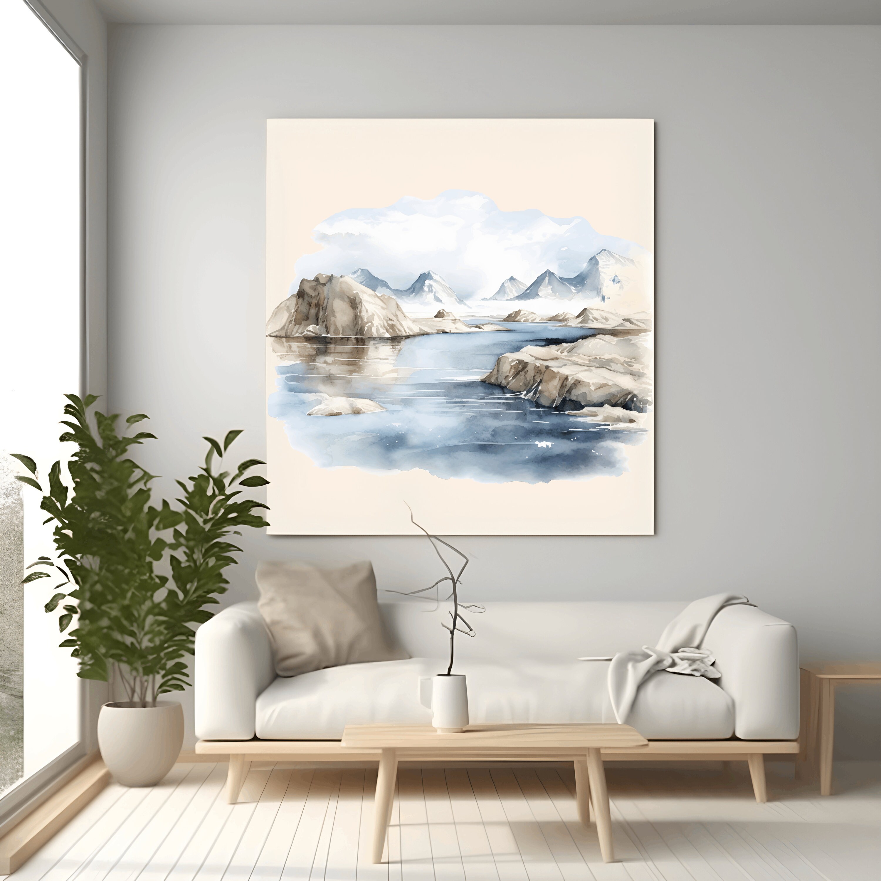 Watercolor Arctic Elements Clipart Set of 21 Files With Instant ...