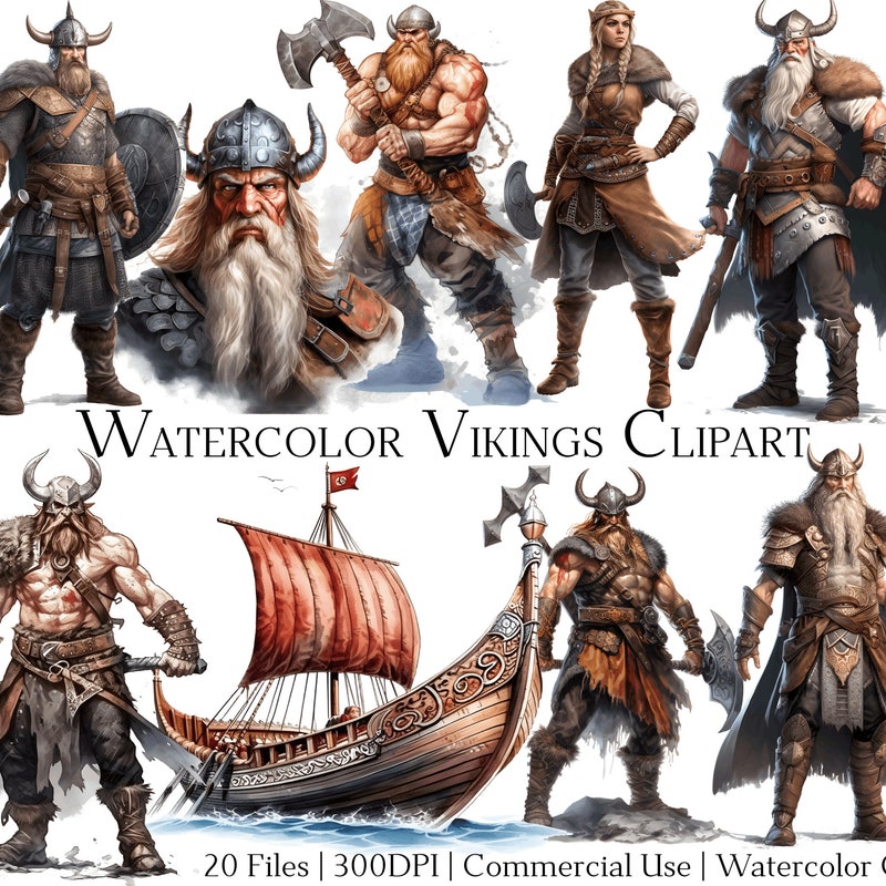 Viking Clipart - Etsy