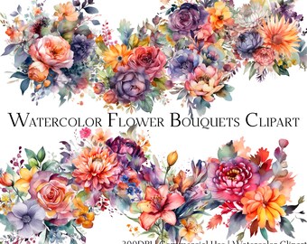 Watercolor Horse Clipart Set of 20 Files With Instant Download ...