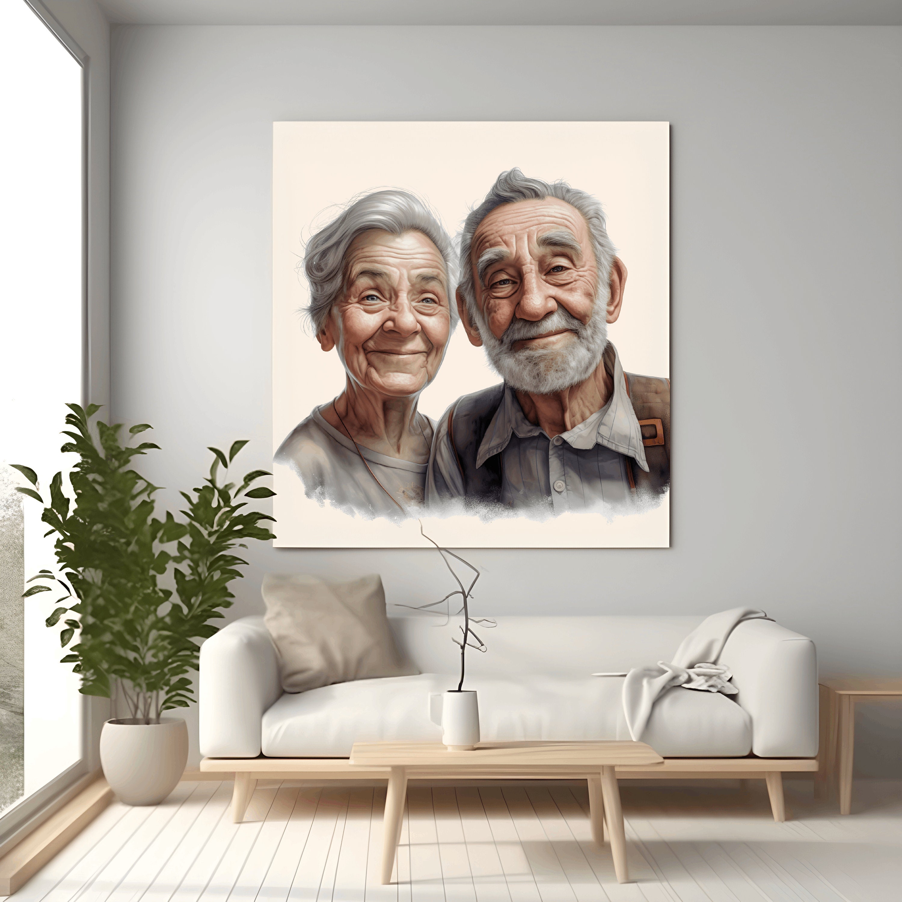 Watercolor Grandparents Clipart Set: Family Love, DIY Crafts (PNG + PDF ...
