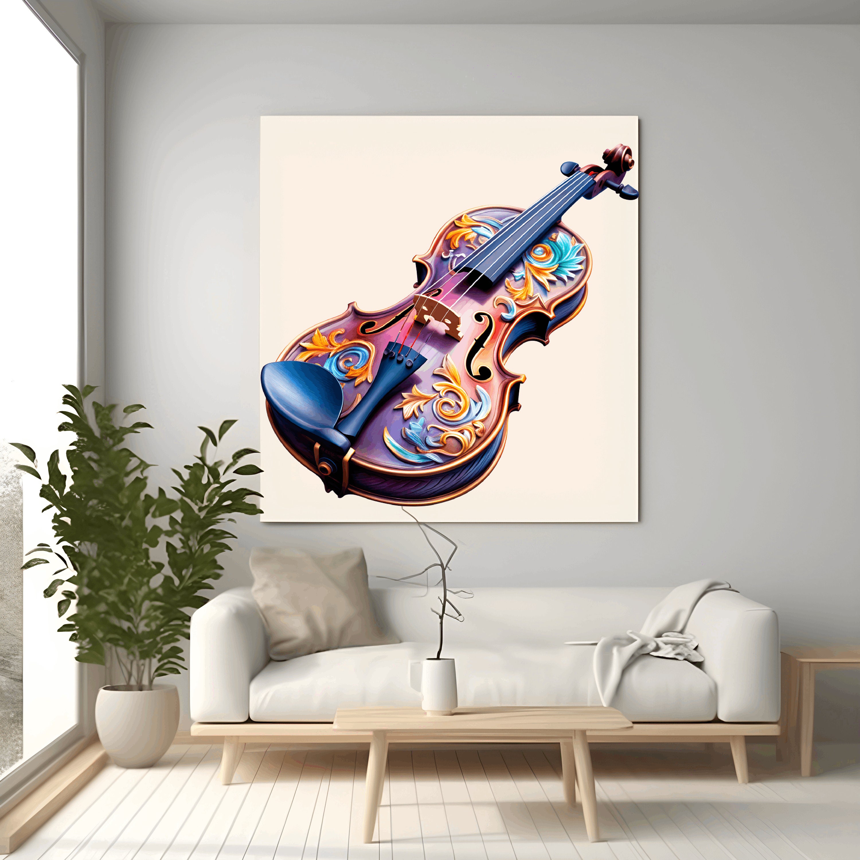 Watercolor Violins Clipart Set of 20 Files With Instant Download ...