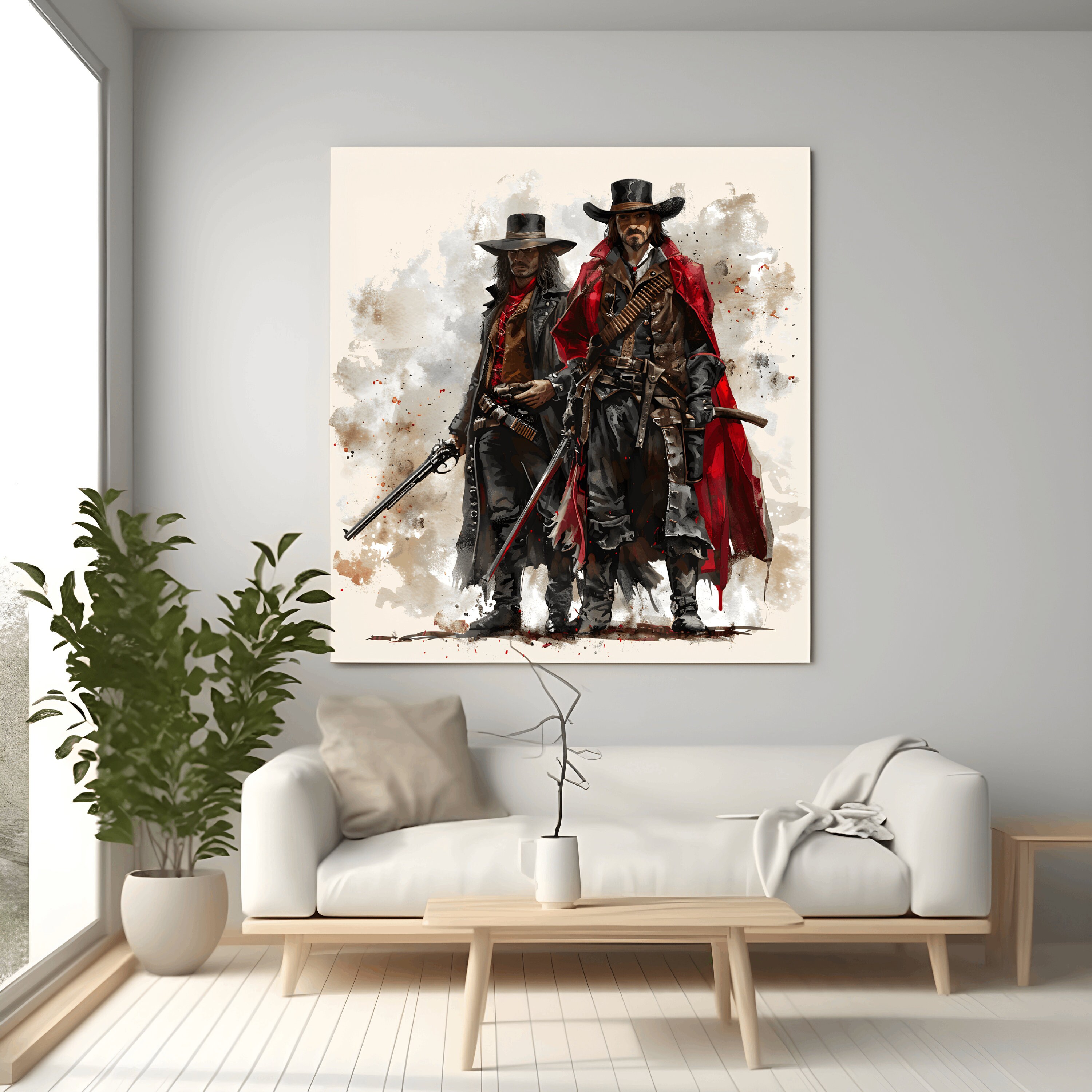 Watercolor Vampire Hunters Clipart: Gothic Fantasy Art (PNG + PDF) - Etsy