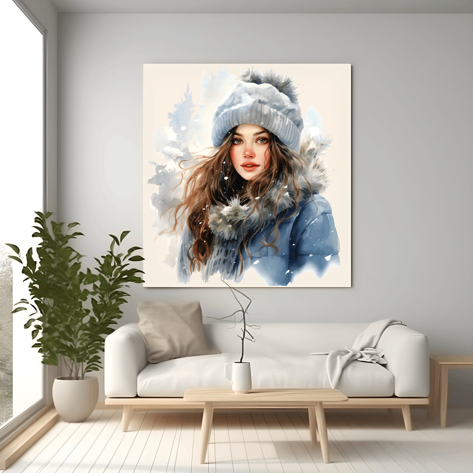 Watercolor Winter Wonderland Clipart Set of 20 Files With Instant ...