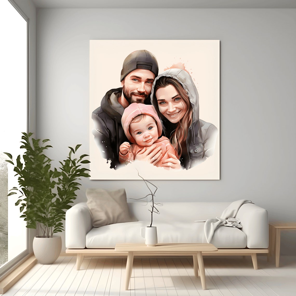 Watercolor Close Family Clipart Set of 20 Files With Instant Download ...