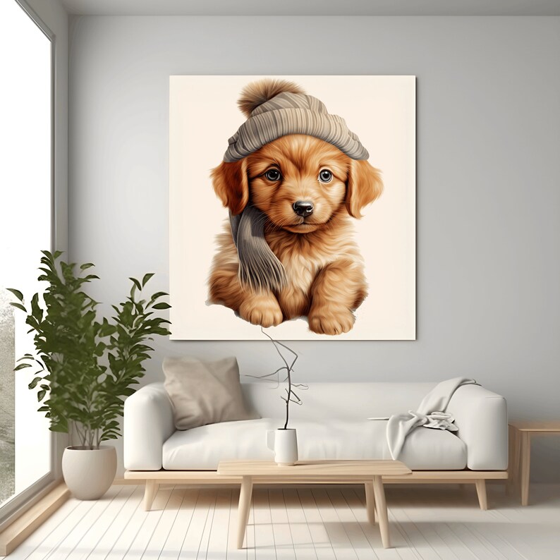 Watercolor Cozy Winter Animals Clipart Set of 20 Files With - Etsy