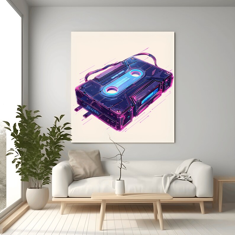 Watercolor Cassette Tapes Clipart: Retro Music Art (PNG + PDF) - Etsy
