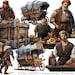 Watercolor Medieval Merchants Clipart: 20 PNG & PDF Files (commercial ...