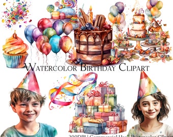 Watercolor Firefighter Clipart Set of 20 Files With Instant Download ...