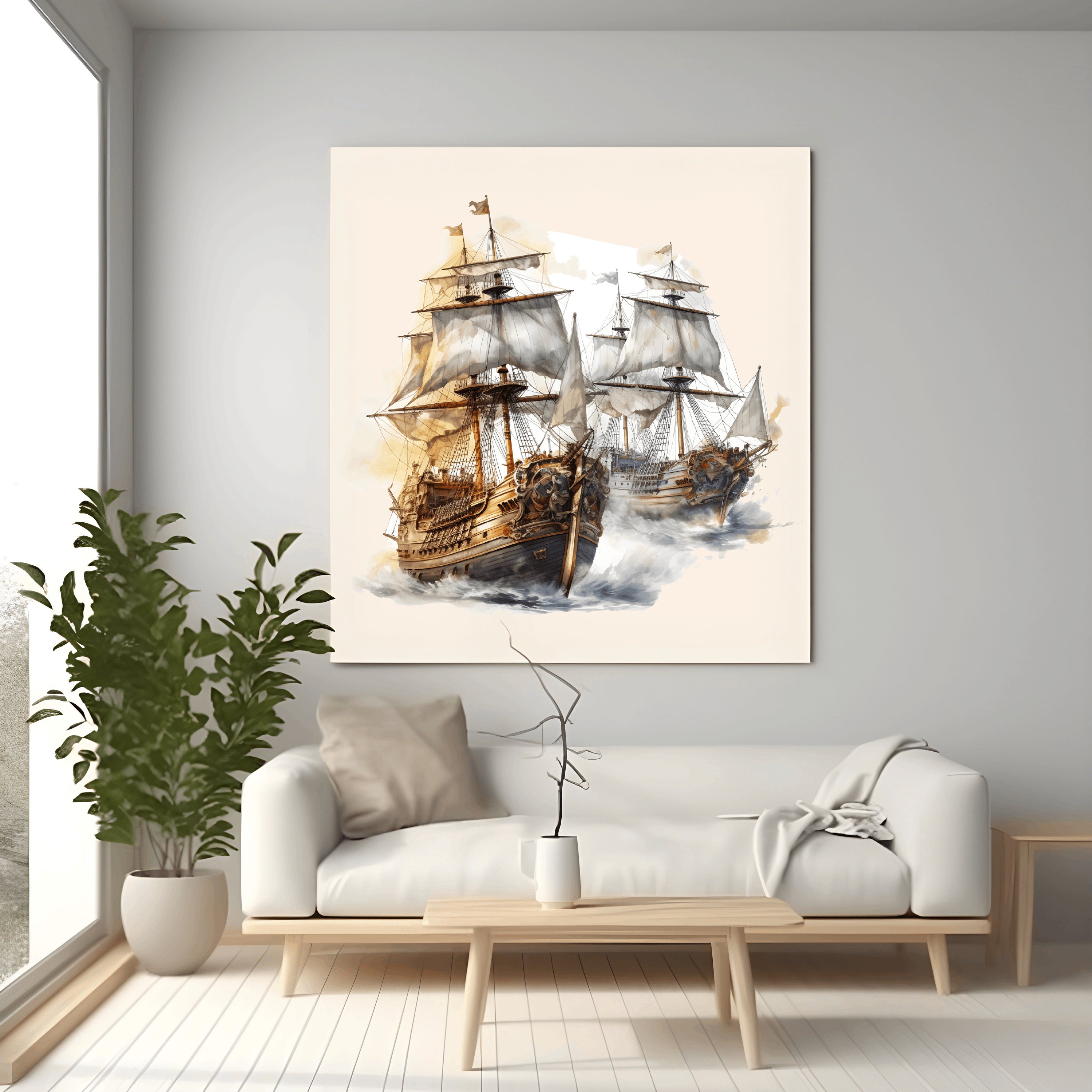 Watercolor Pirates Clipart Set of 20 Files With Instant Download ...