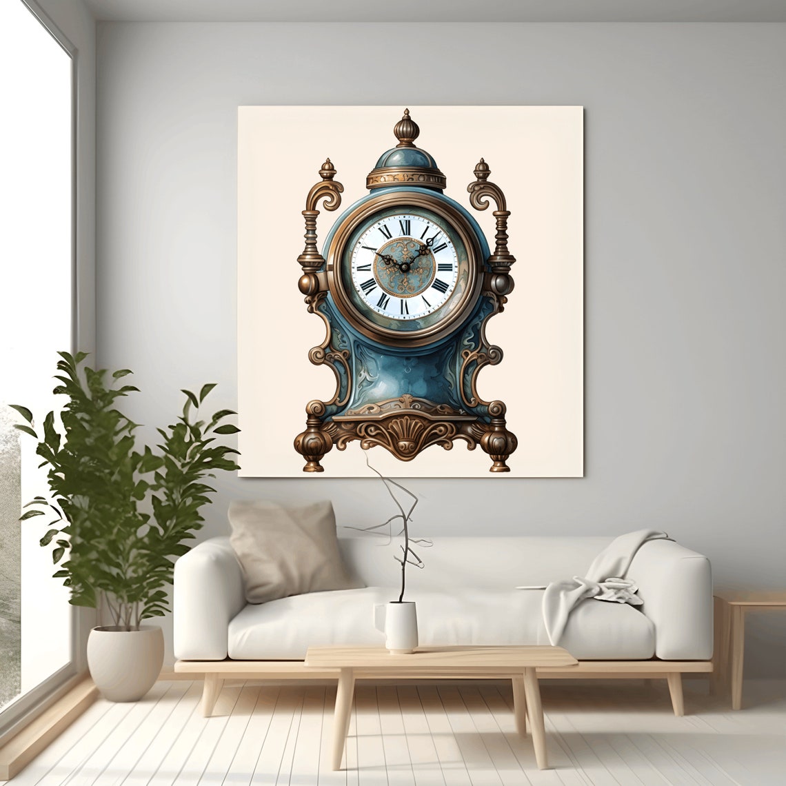 Watercolor Antique Technology Clipart: Retro Tech PNG + PDF (commercial ...