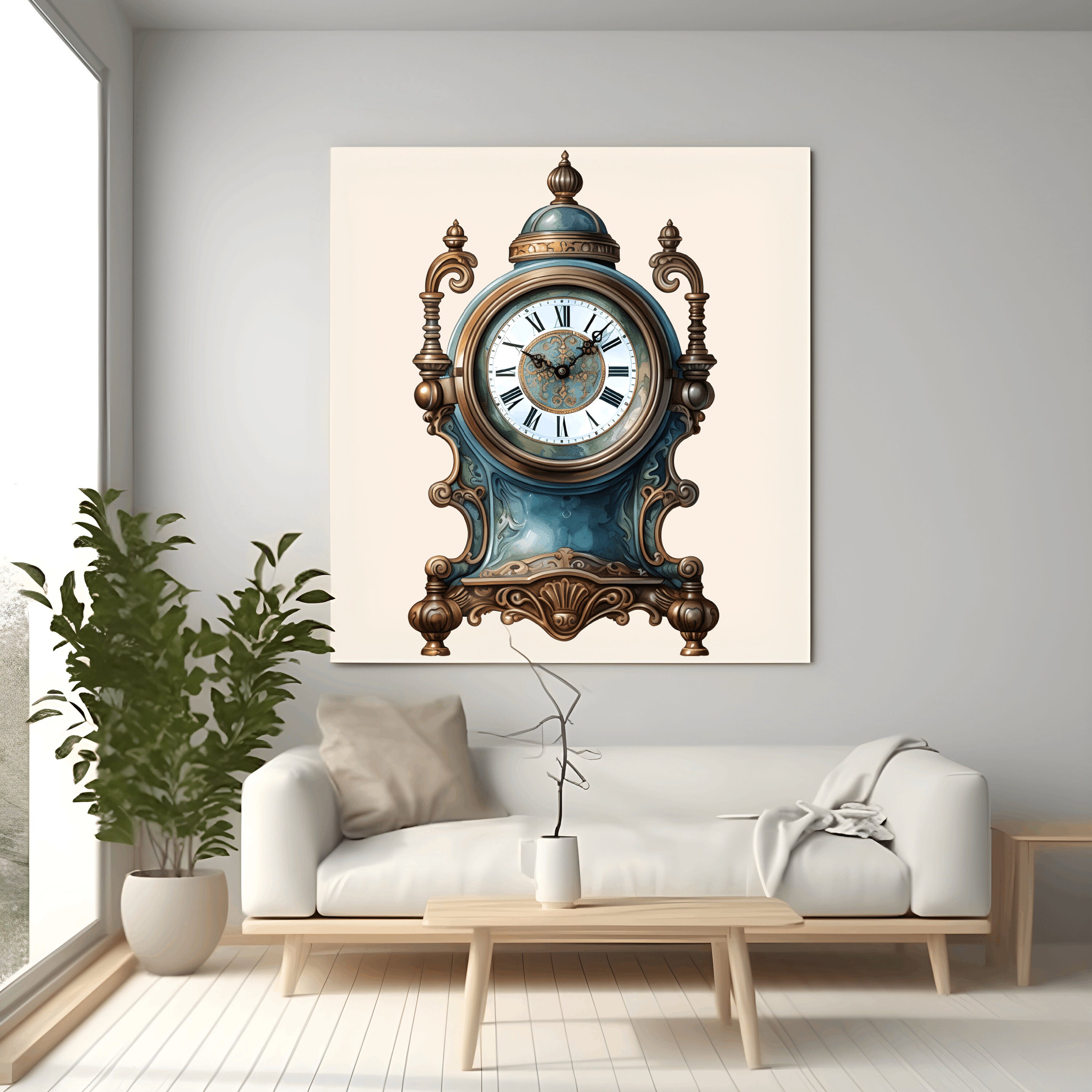 Watercolor Antique Technology Clipart Set of 20 Files With Instant ...