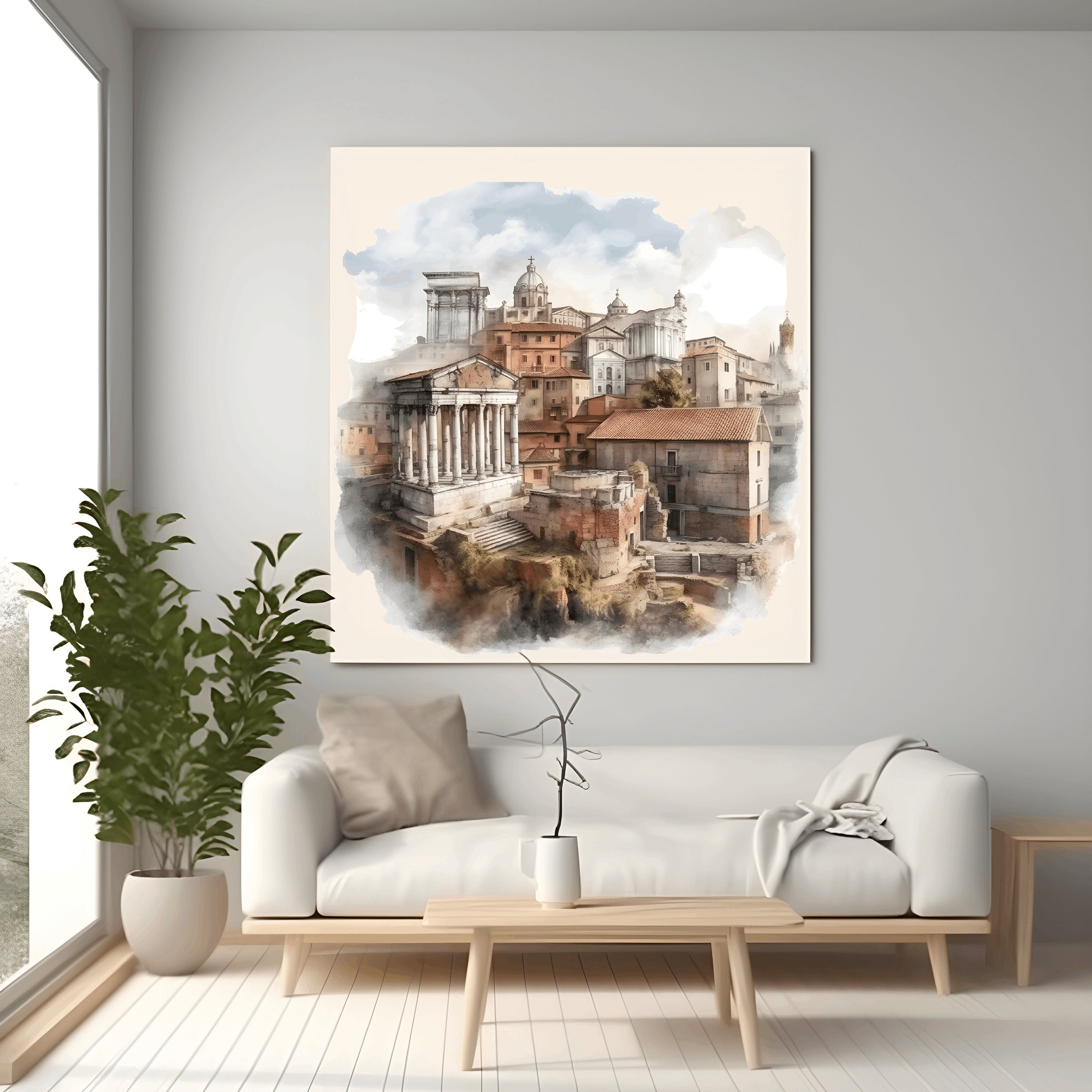 Watercolor Ancient Rome Clipart: 20 PNG & PDF Files (commercial Use) - Etsy
