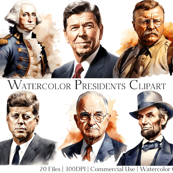 U.s. Presidents Clipart - Etsy