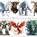 Watercolor Mythological Creatures Set of 20 Files With Instant Download ...