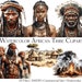 Watercolor African Tribe Clipart: 20 PNG & PDF Files (commercial Use ...
