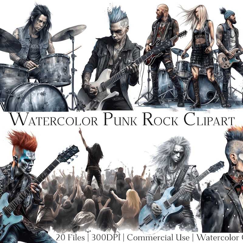 Punk Rock Art - Etsy