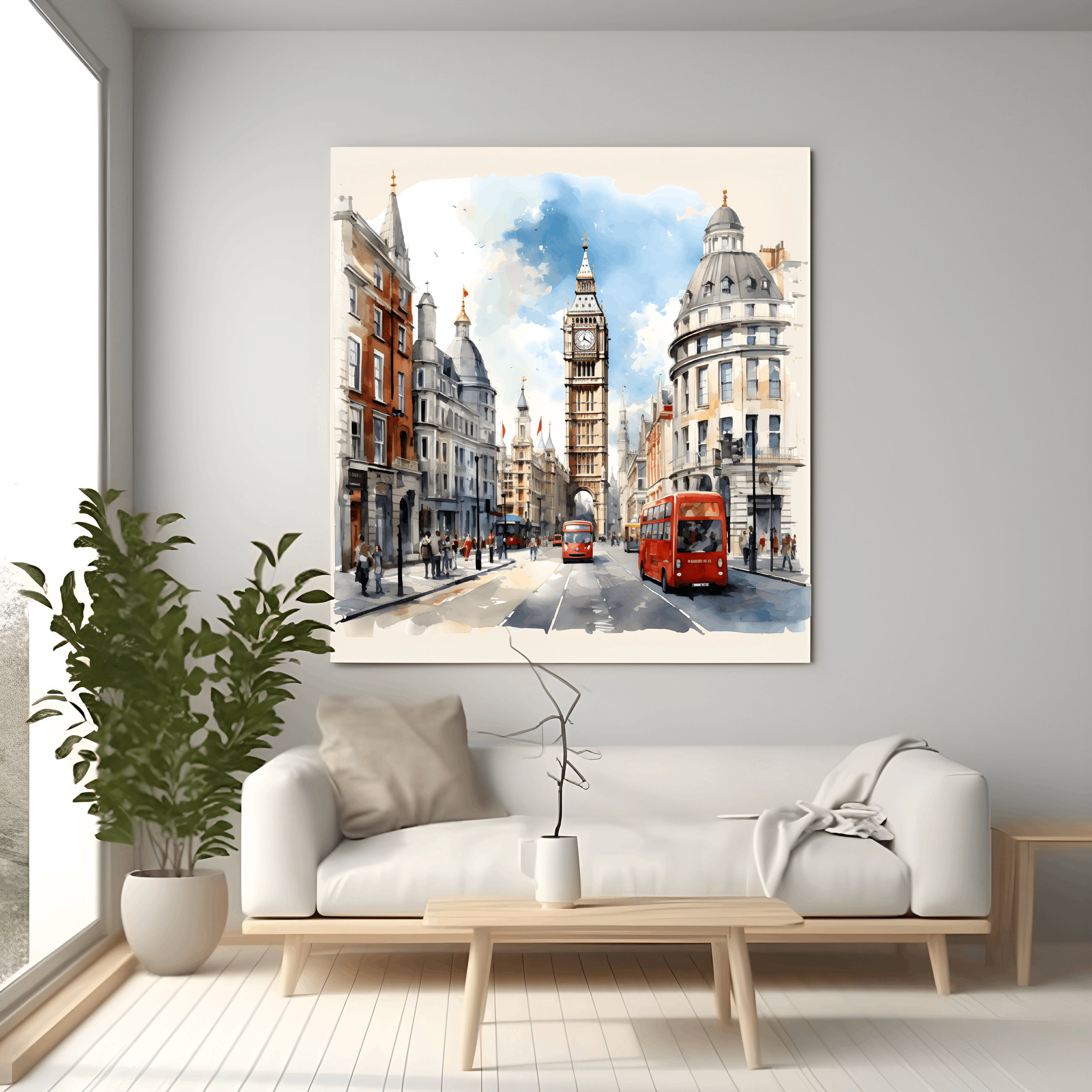 Watercolor England Clipart Set of 20 Files With Instant Download ...