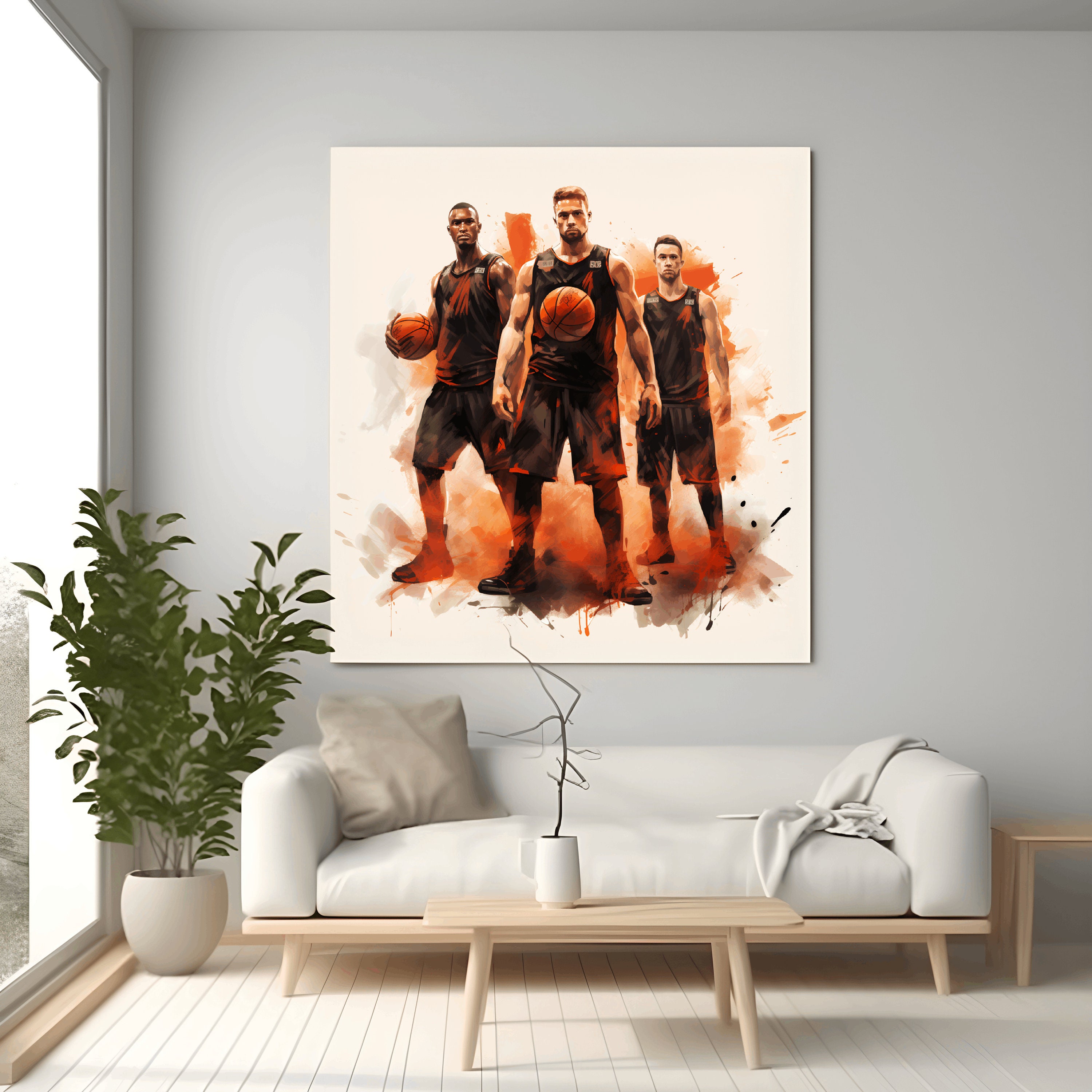 Watercolor Basketball Clipart Set of 21 Files With Instant Download ...