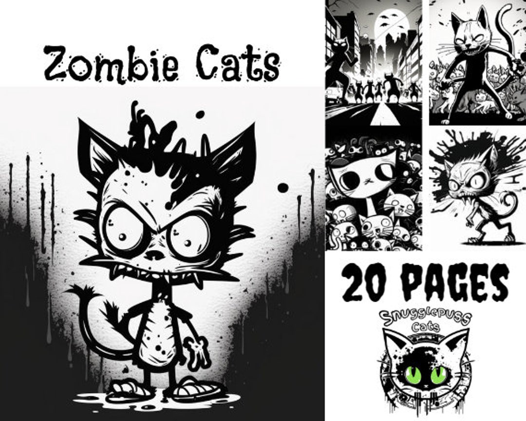 Zombie Cat Drawing