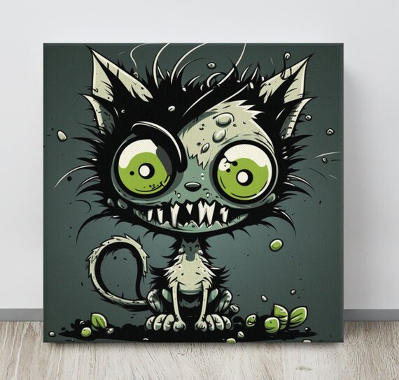 Zombie Cat Drawing Zombie Cats From Mars 2 By Ryan Cloutier