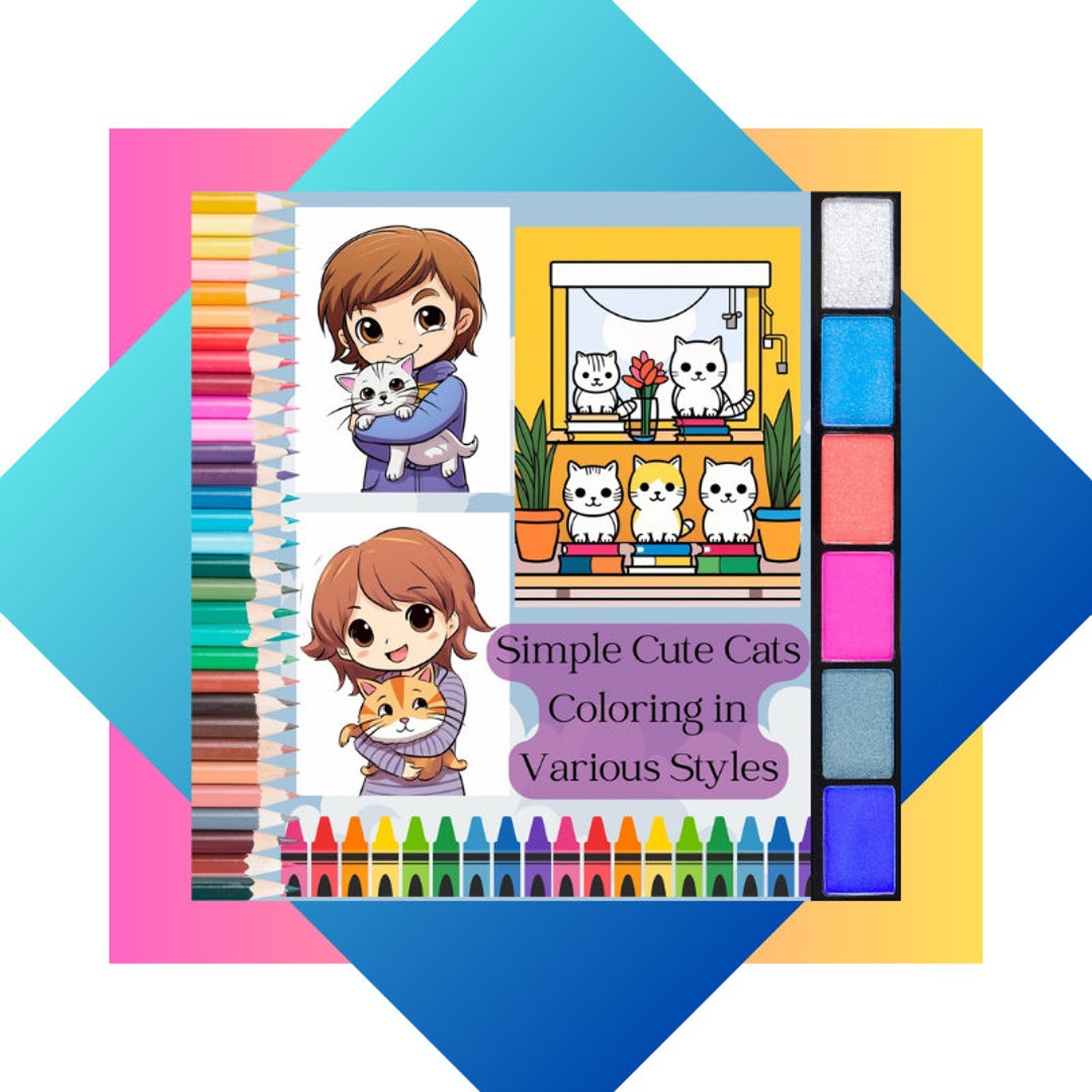 25 Amazing Coloring Pages Various Art Styles Cute Art for All Ages ...