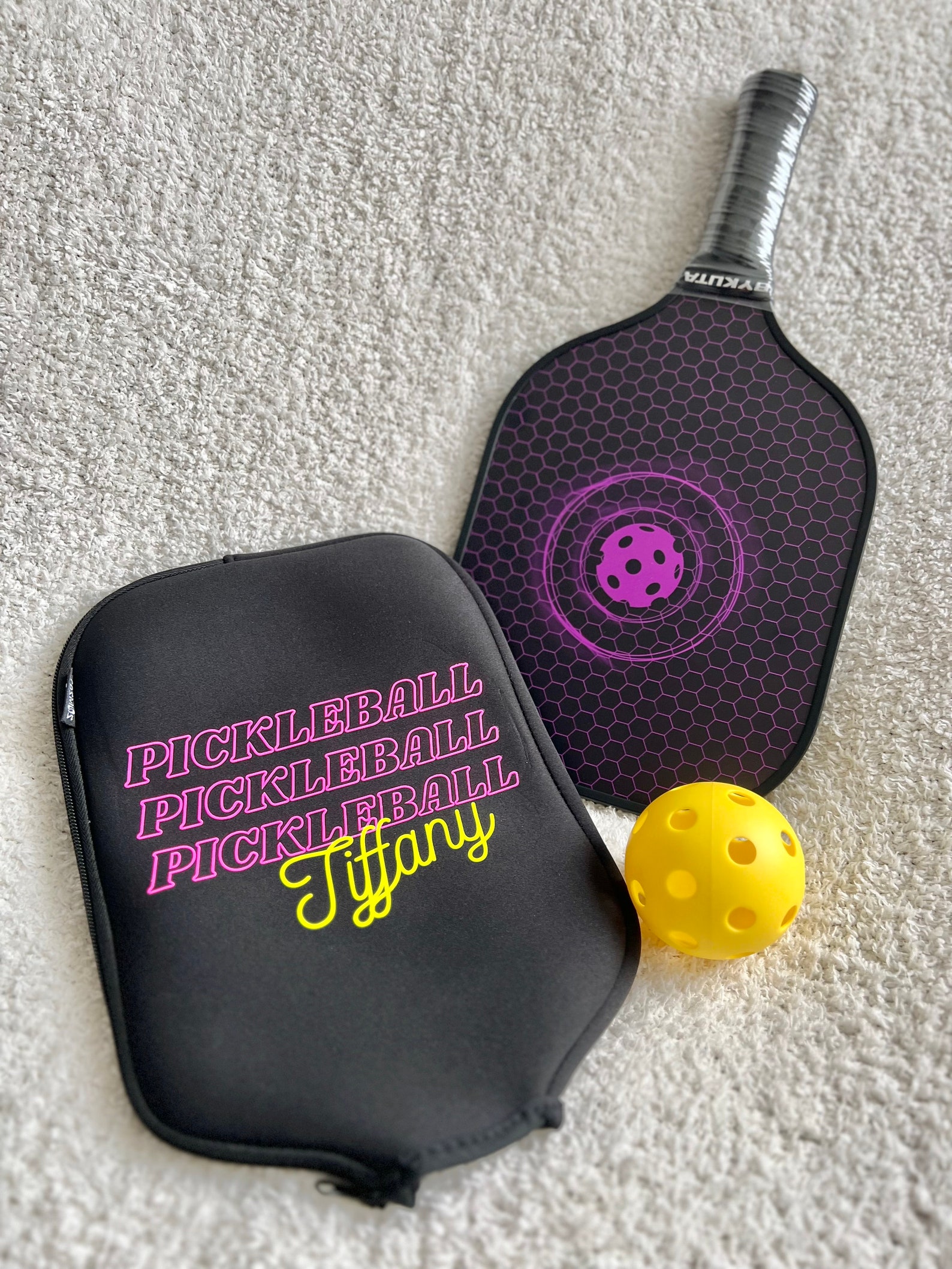 Custom Pickleball Paddle Cover Personalized Pickleball Case - Etsy