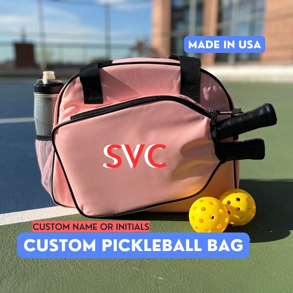 Monogram Pickleball Bags for Women - Etsy