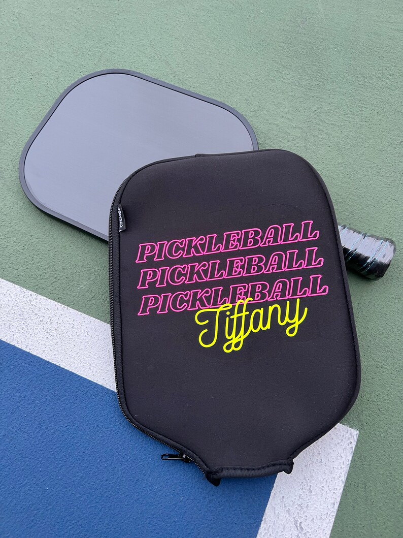 Custom Pickleball Paddle Cover Personalized Pickleball Case - Etsy