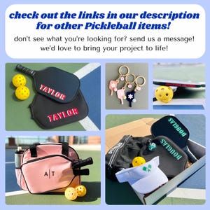 Custom Pickleball Paddle Cover Personalized Pickleball Case Racquet ...