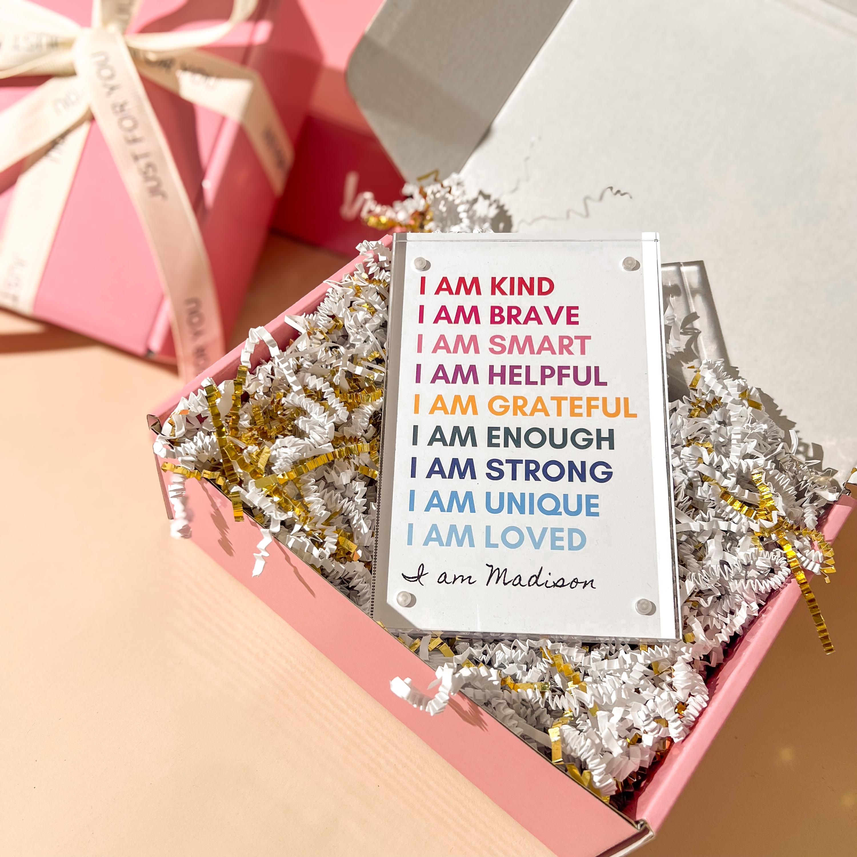 Personalized Affirmation Gift Girl Decor Bedroom Gift Nursery Sign ...