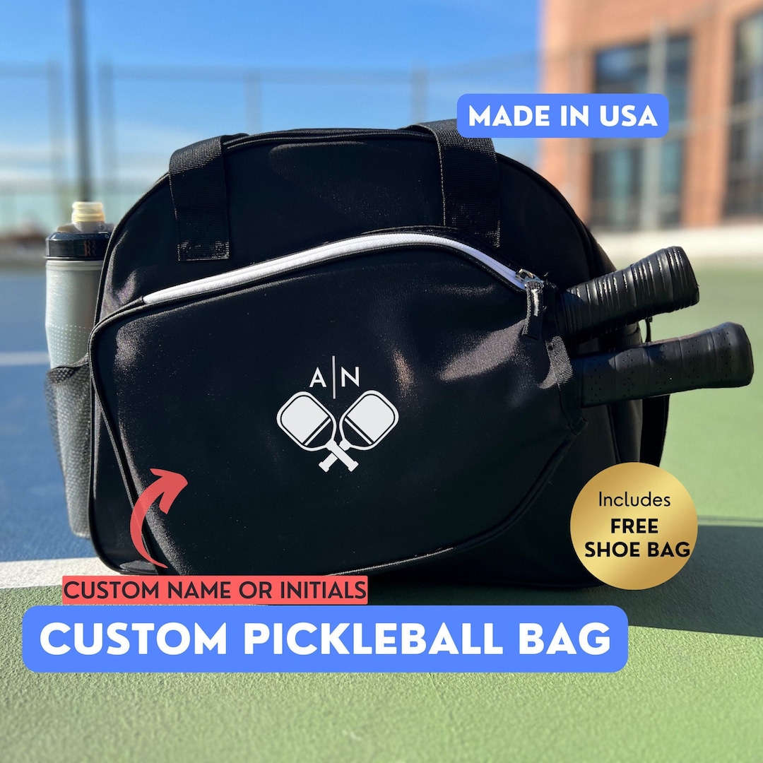 Custom Pickleball Bag Personalized Pickleball Decal Name Bag Paddle ...