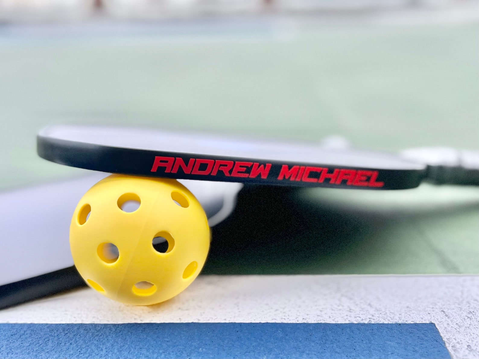 Custom Pickleball Paddle Label Edge Guard Decal Pickleball - Etsy