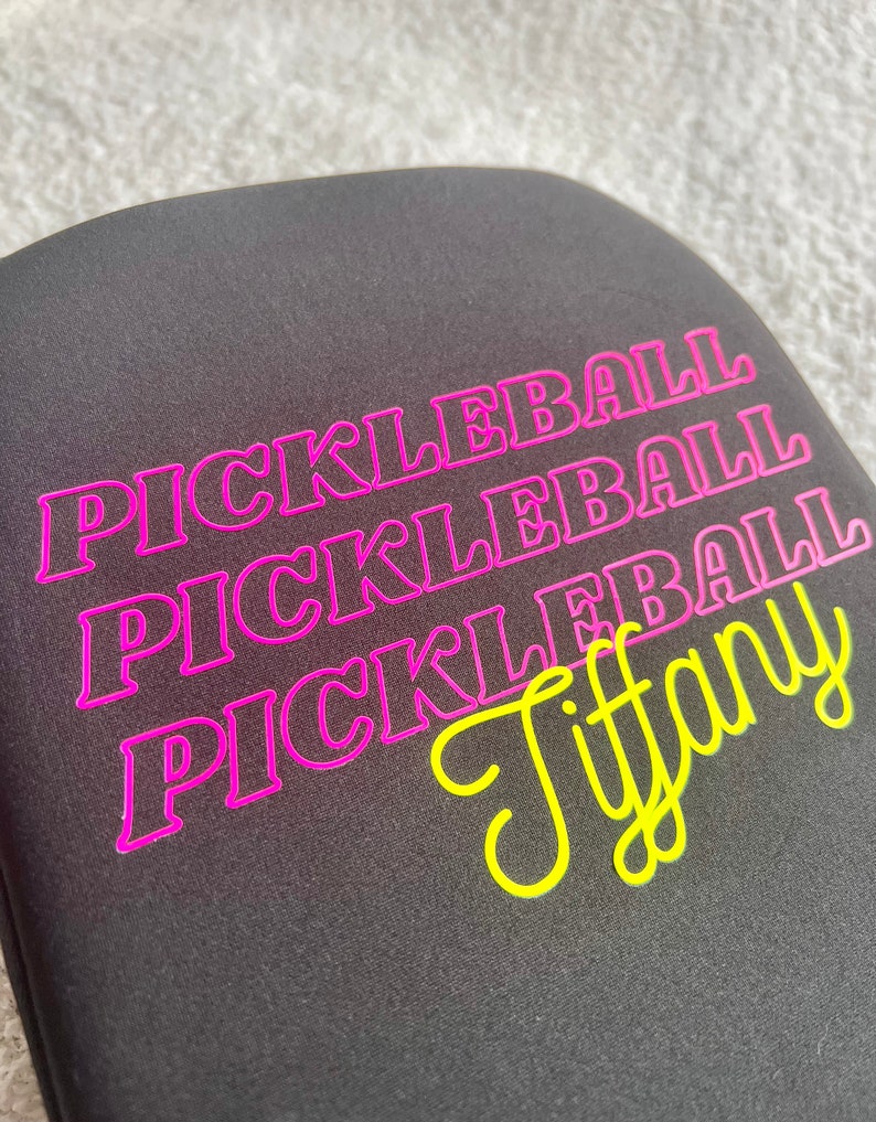 Custom Pickleball Paddle Cover Personalized Pickleball Case - Etsy