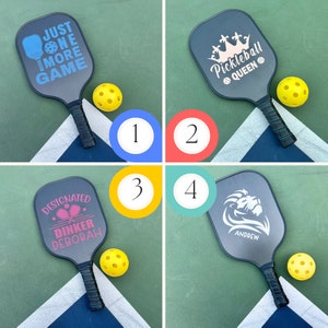 Pickleball Paddle Gift Personalized Pickleball Racket Pickle Ball ...