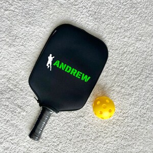 Custom Pickleball Case Personalized Pickleball Paddle Cover Pickleball ...