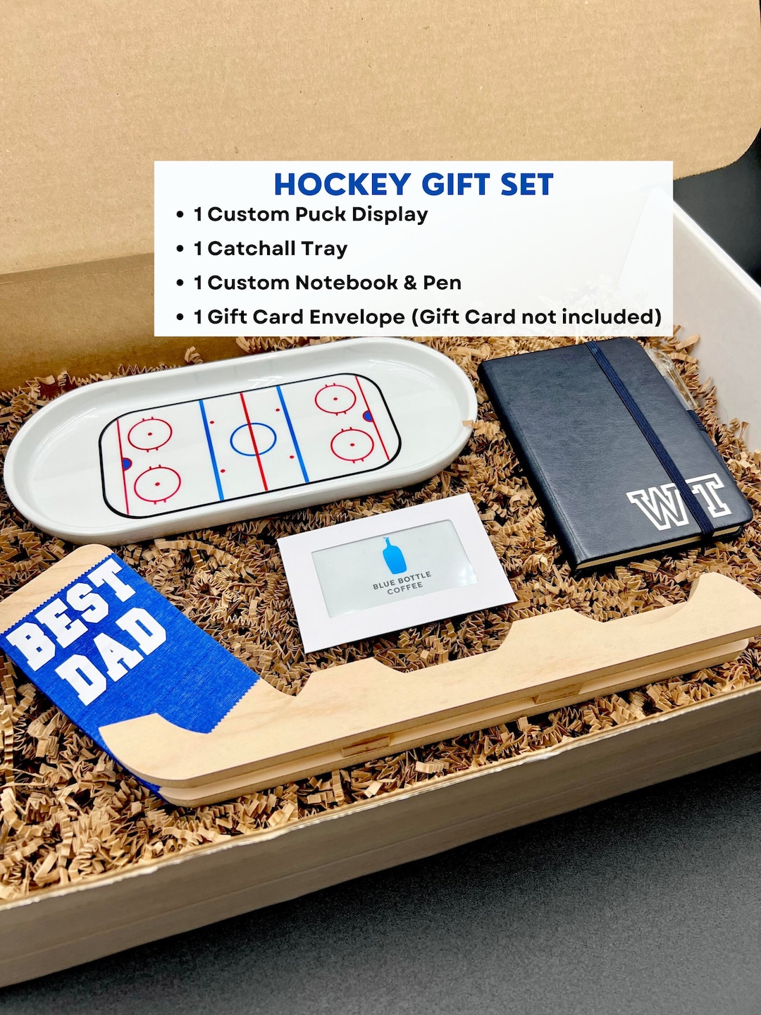 Custom Hockey Gift Dad Personalized Hockey Gift Father's Day Hockey ...