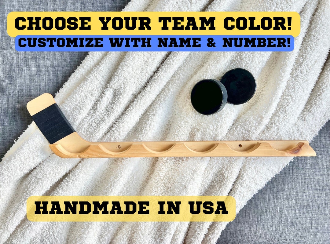 Custom Hockey Puck Display Personalized Case Puck Holder Shelf Nursery ...