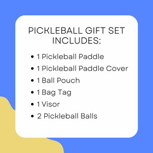 Pickleball Gift Basket Custom Pickleball Paddle Cover Sticker ...