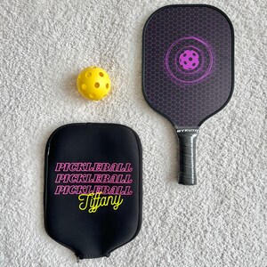 Custom Pickleball Paddle Cover Personalized Pickleball Case - Etsy