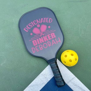 Custom Pickleball Paddle Personalized Racquet Pickleball Name Paddle ...