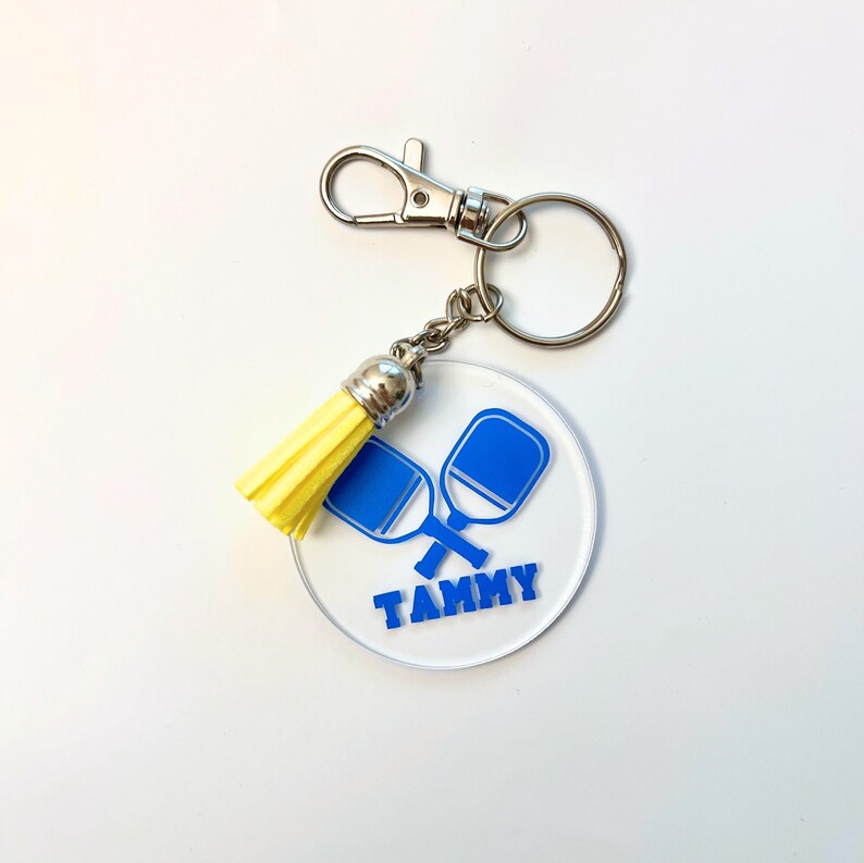 Custom Pickleball Bag Tag Personalized Pickleball Keychain Bag - Etsy