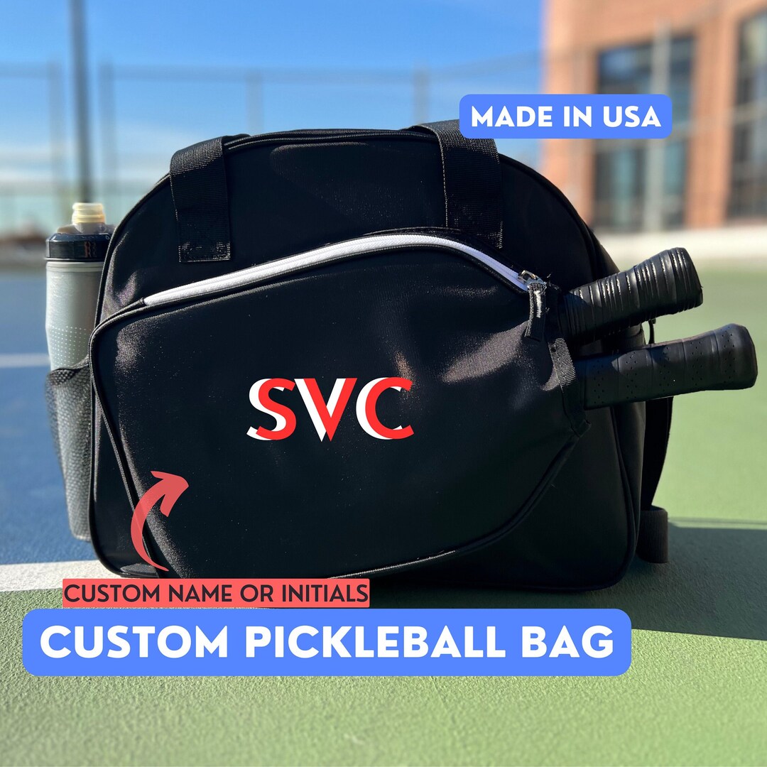 Custom Pickleball Bag Personalized Pickleball Paddle Case Pickleball ...