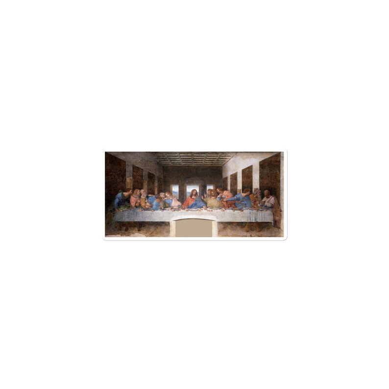 The Last Supper Renaissance Sticker Da Vinci's Masterpiece - Etsy
