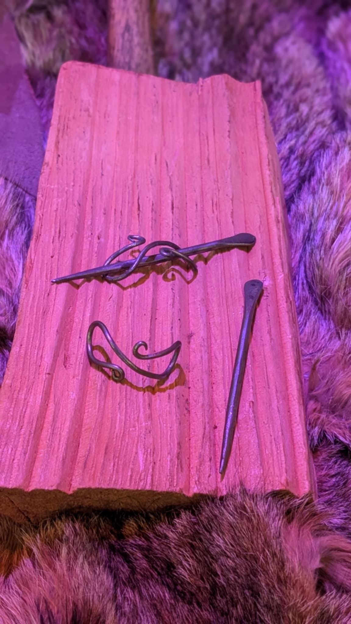Hand Forged Hair Pin Etsy